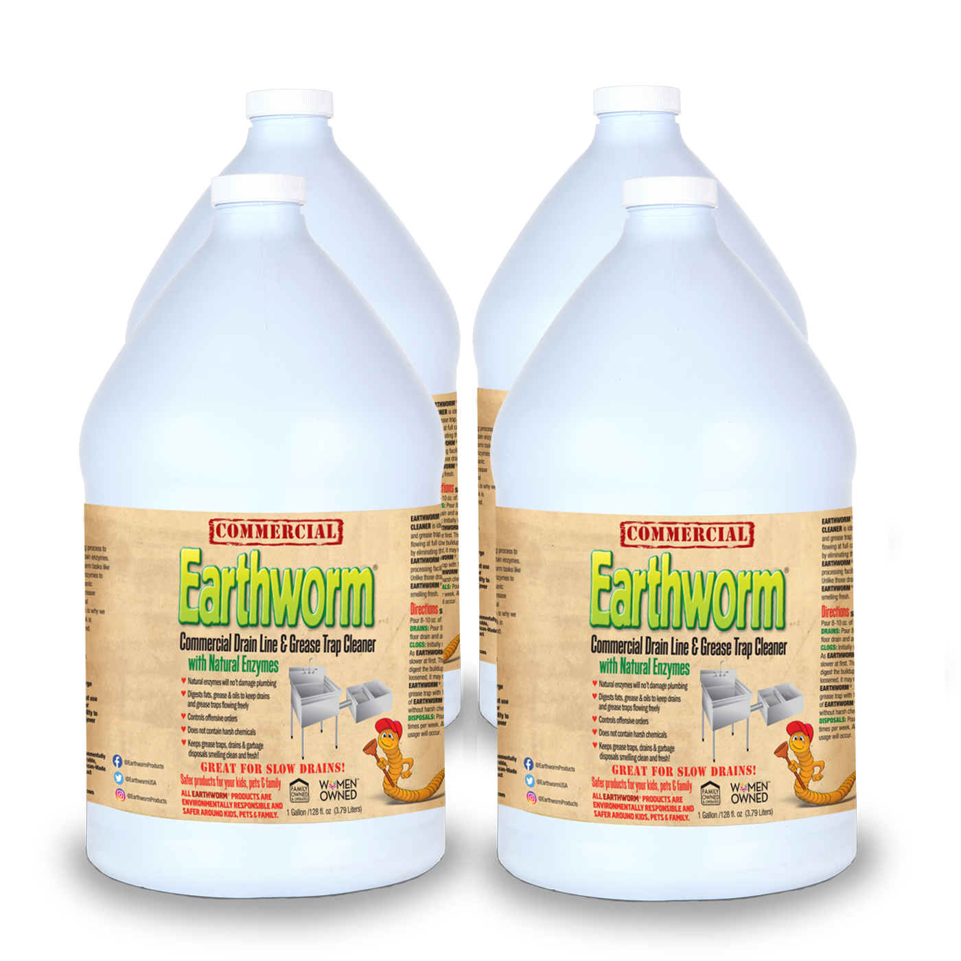 Earthworm Safer Cleaning Products | Earthworm Drain Cleaner