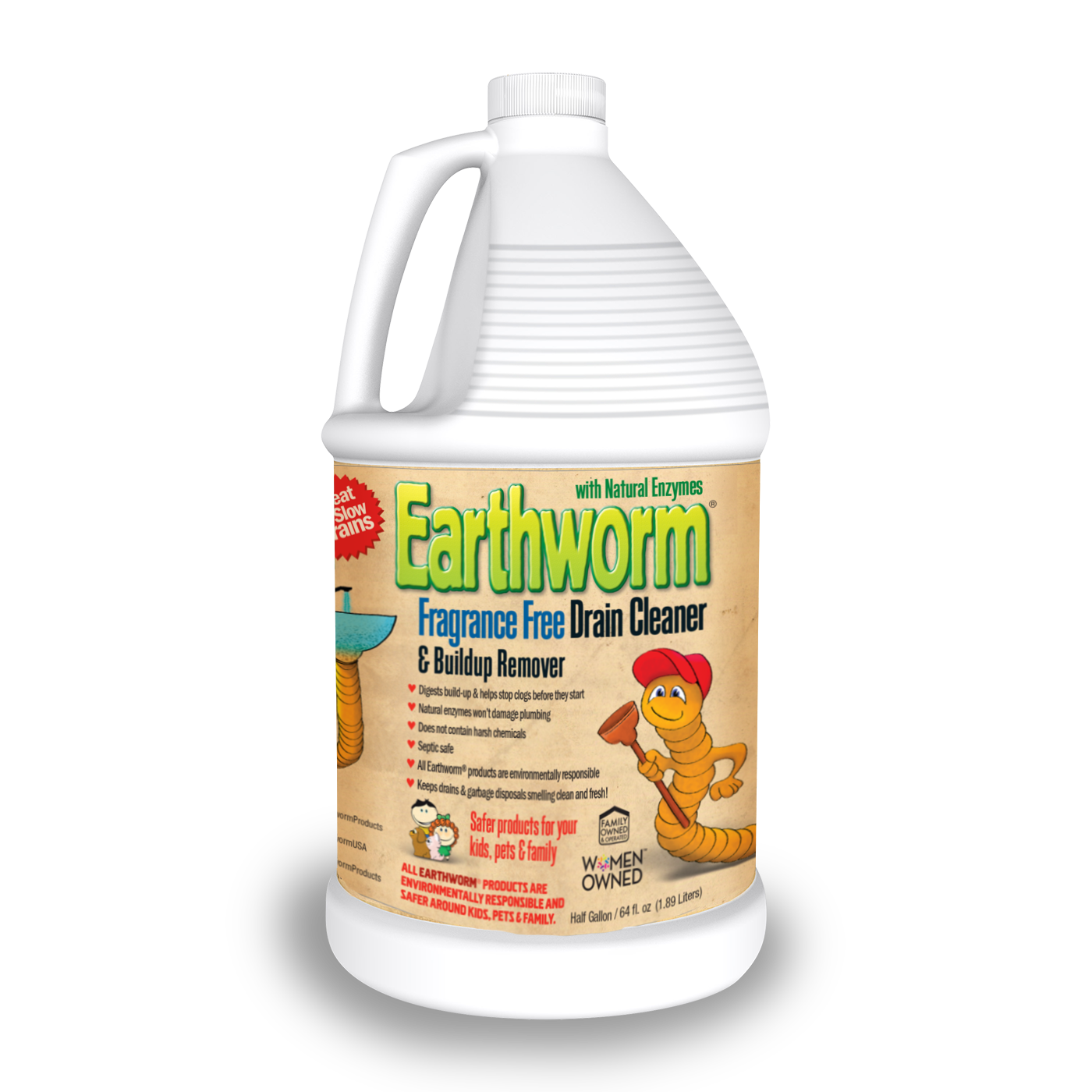 Earthworm Safer Cleaning Products | Earthworm Drain Cleaner