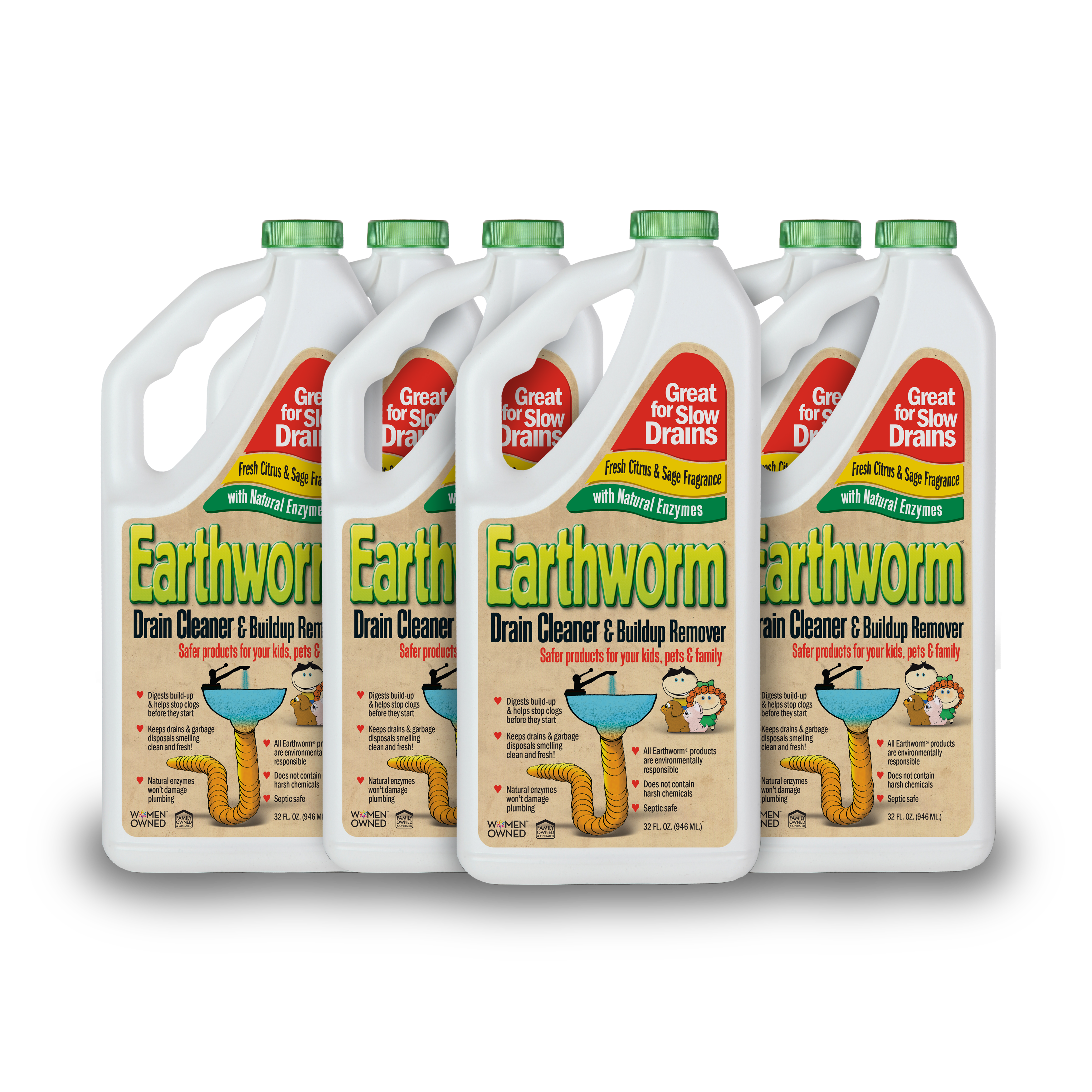 Earthworm Safer Cleaning Products | Earthworm Drain Cleaner